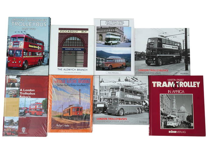 Collection Of English Buses Trolleys Albums Books