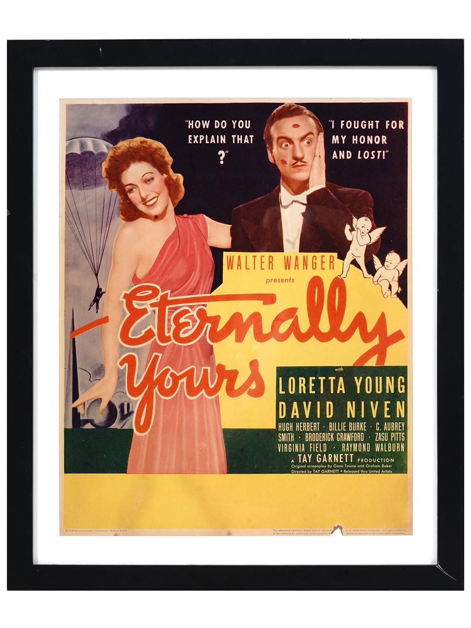 1939 Nywf Eternally Yours Color Movie Poster Auction