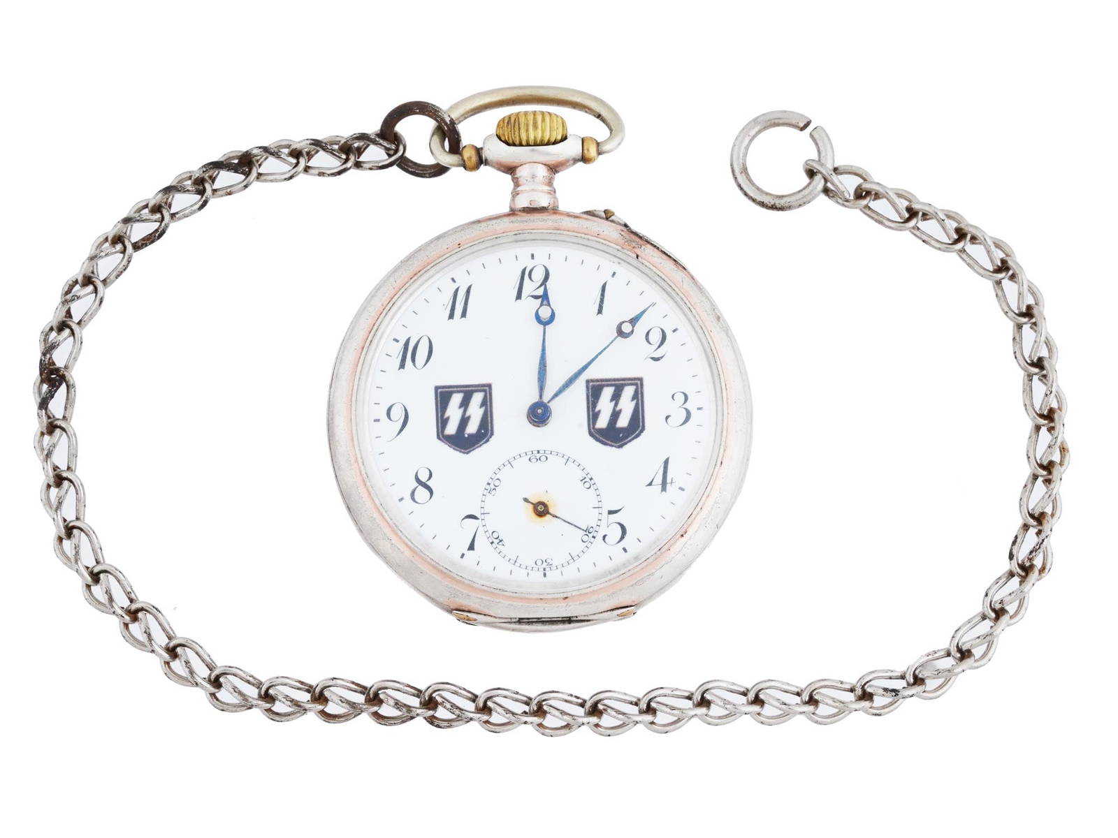 Wwii Model Nazi German Waffen Ss Pocket Watch Auction