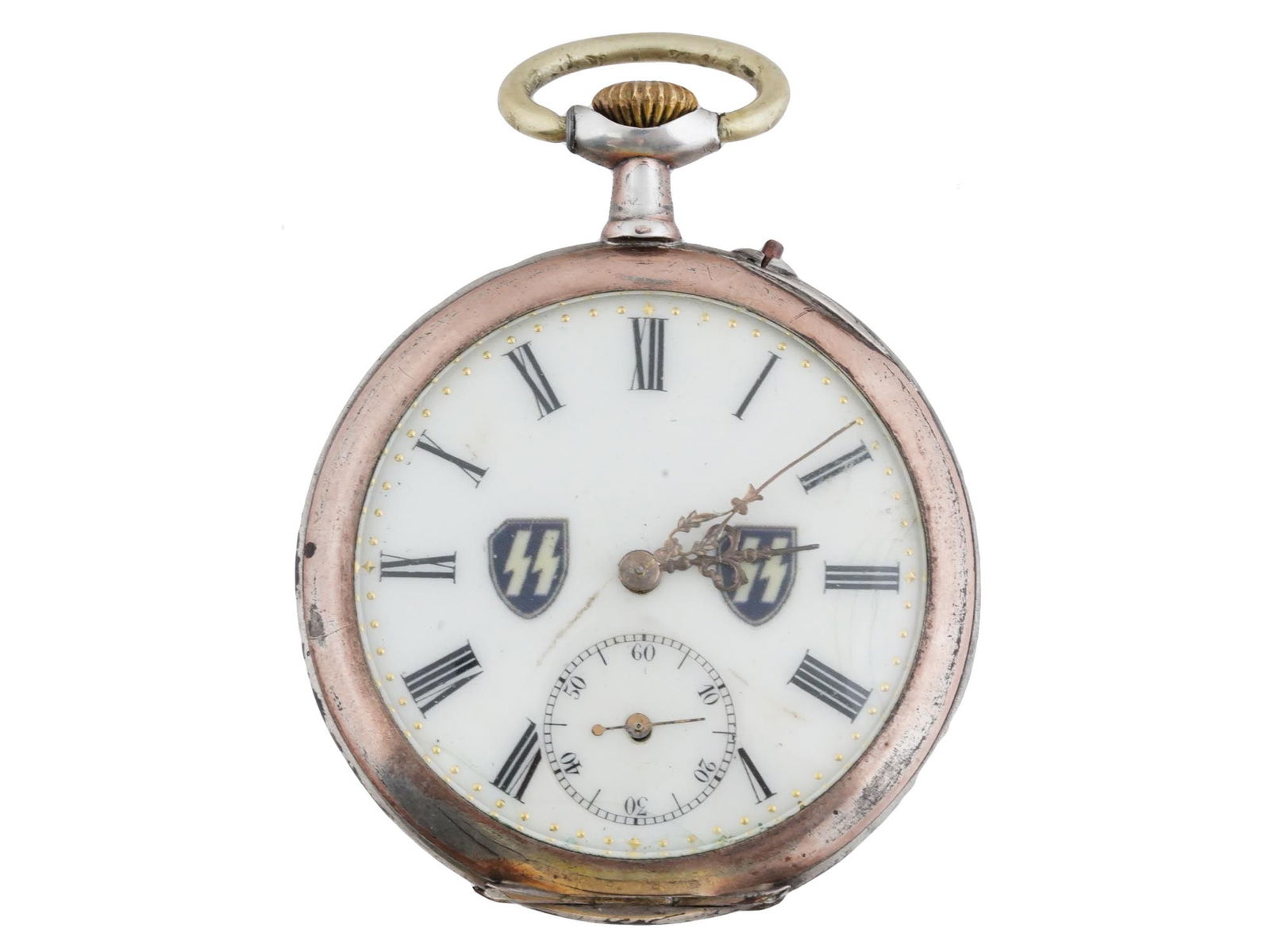 Wwii Model Nazi German Waffen Ss Pocket Watch Auction
