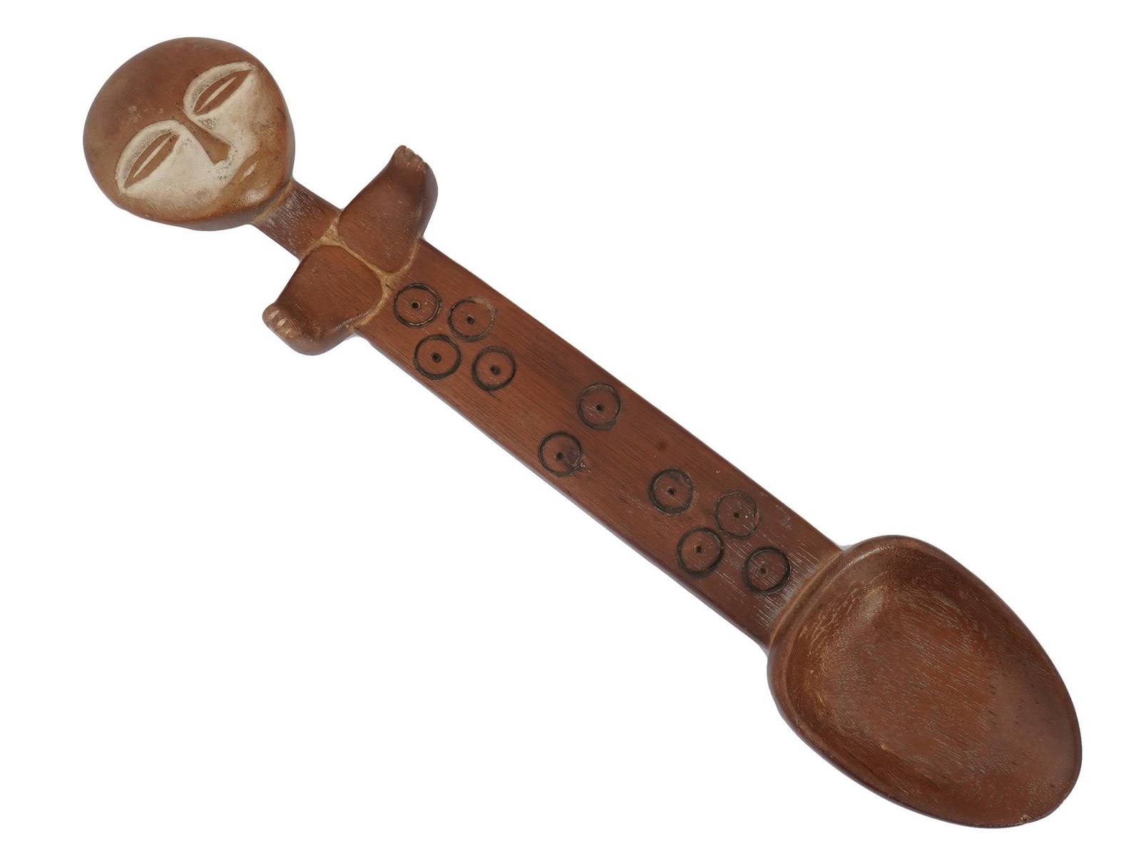 Central African Congo Lega Bwami Carved Wood Spoon Auction