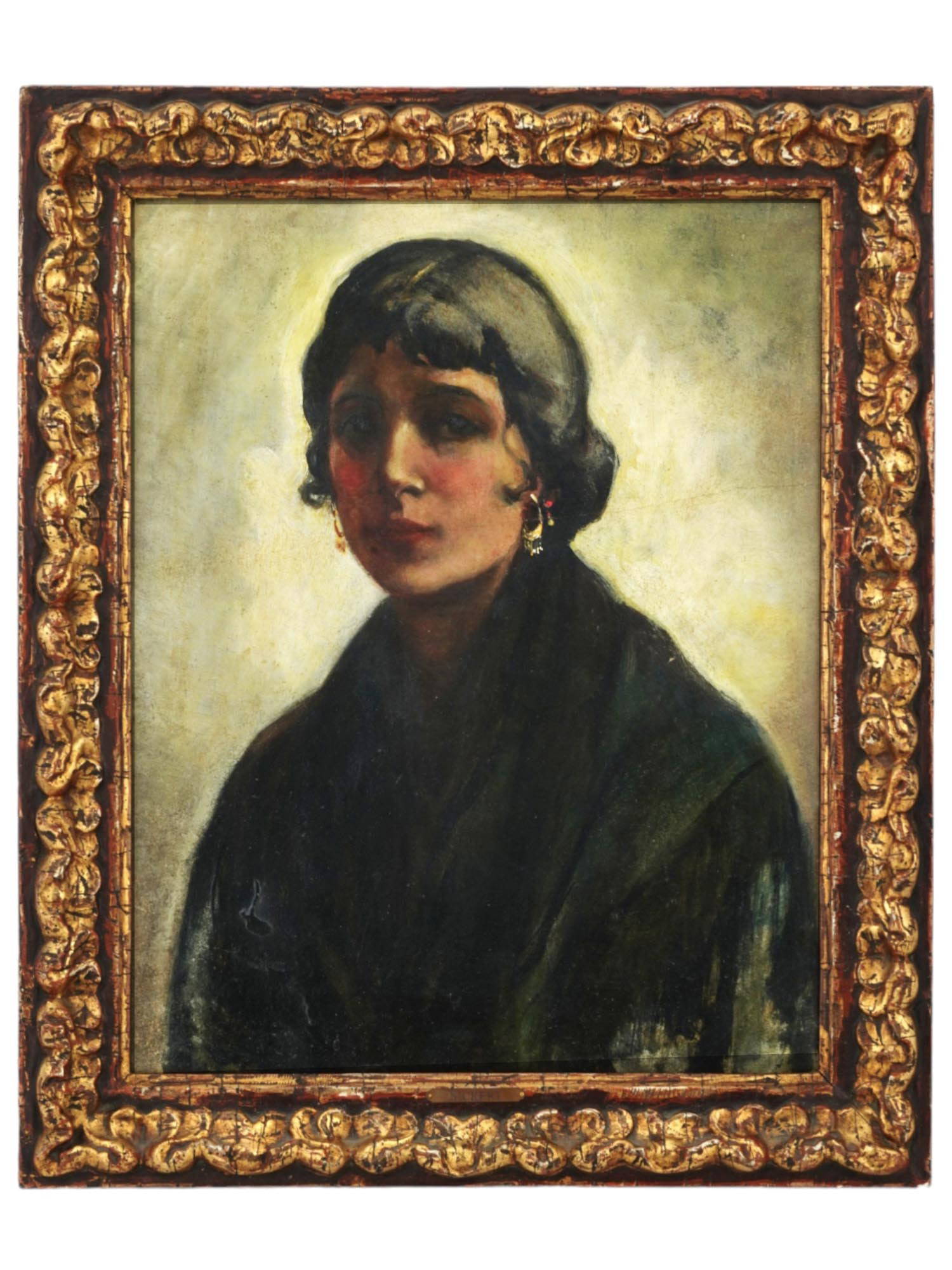 Female Portrait Painting Attr To Walter Richard Sickert Auction