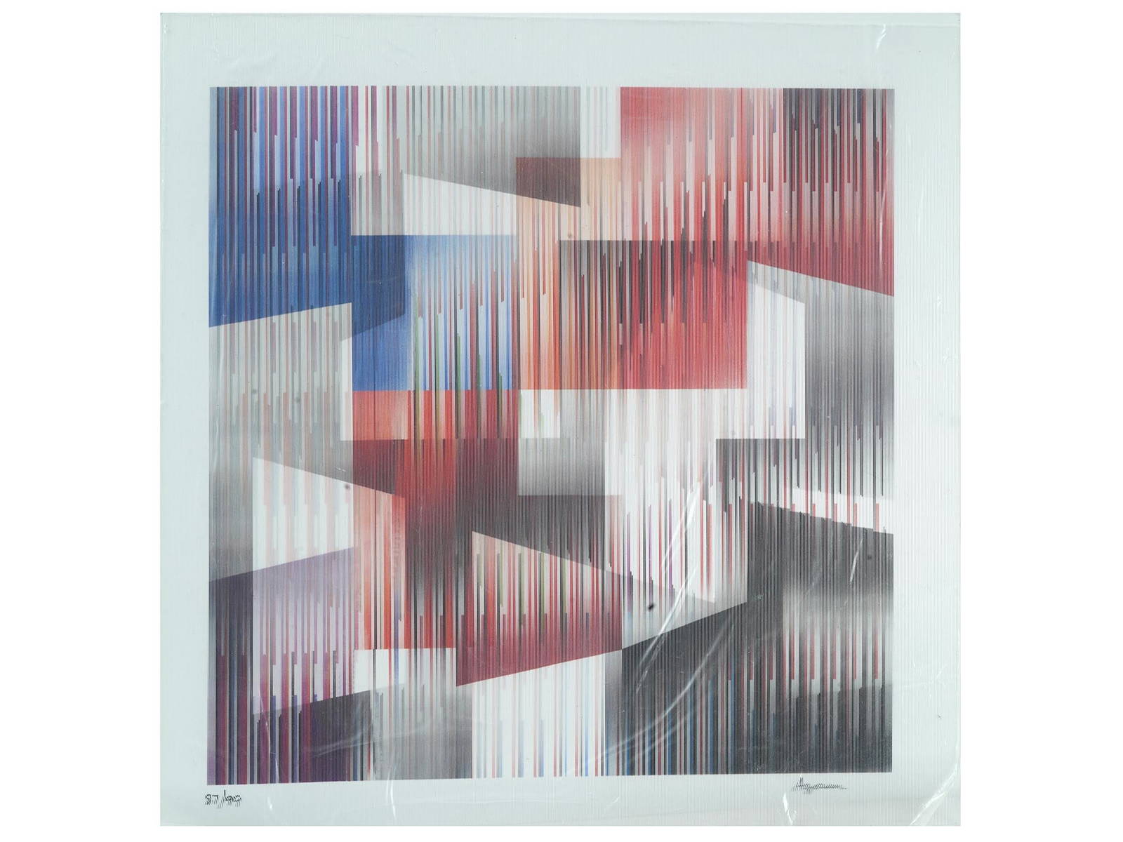 Judaica Op Art Hologram Agamograph By Yaacov Agam Auction