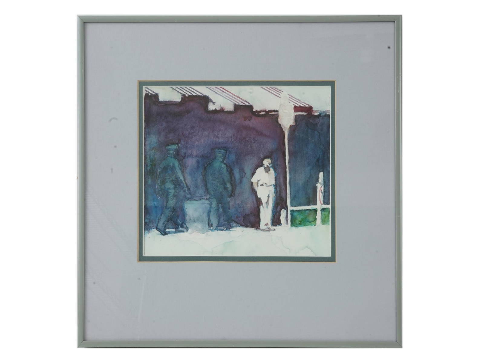 Modern American Watercolor Painting By Ed Musante Auction