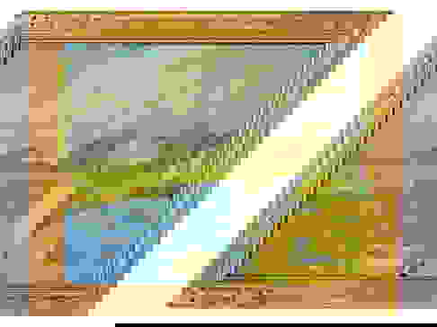 Thomas Manley American Impressionist Oil Painting Auction