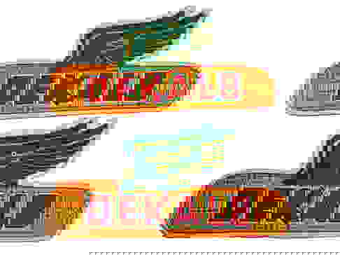 Vintage Masonite Flying Ear Of Dekalb Seed Corn Signs Auction