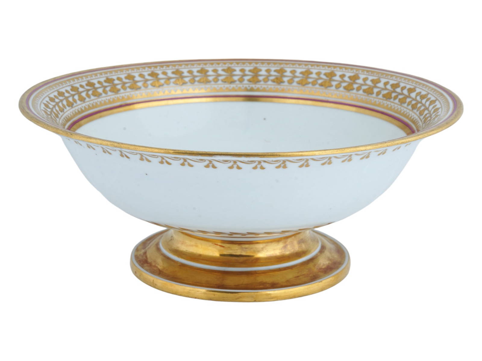 Russian Imperial Porcelain Babigon Footed Bowl Auction