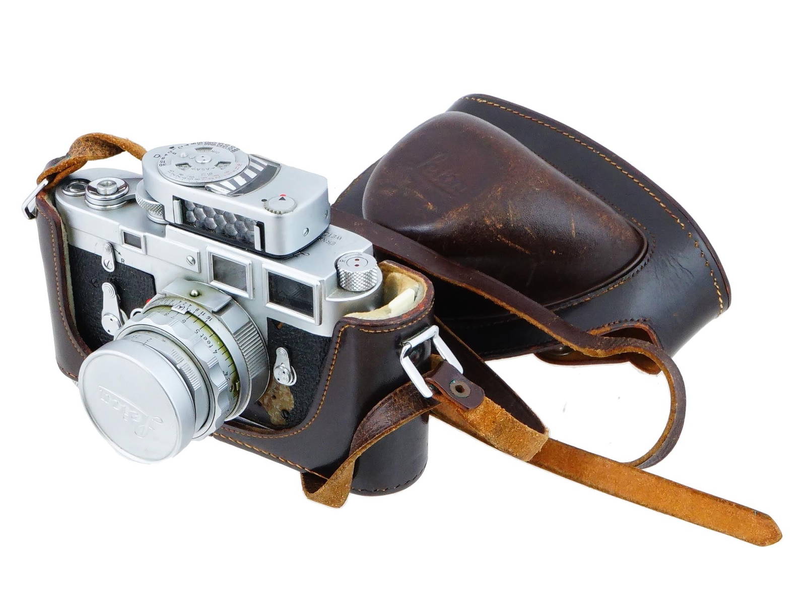 Vtg German Leica Camera With Summicron Ernst Leitz Lens Auction