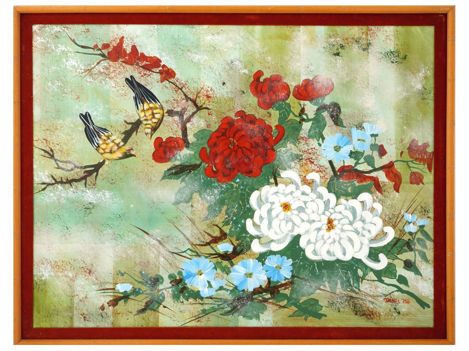 American Still Life Oil Painting By Thomas Pell Auction