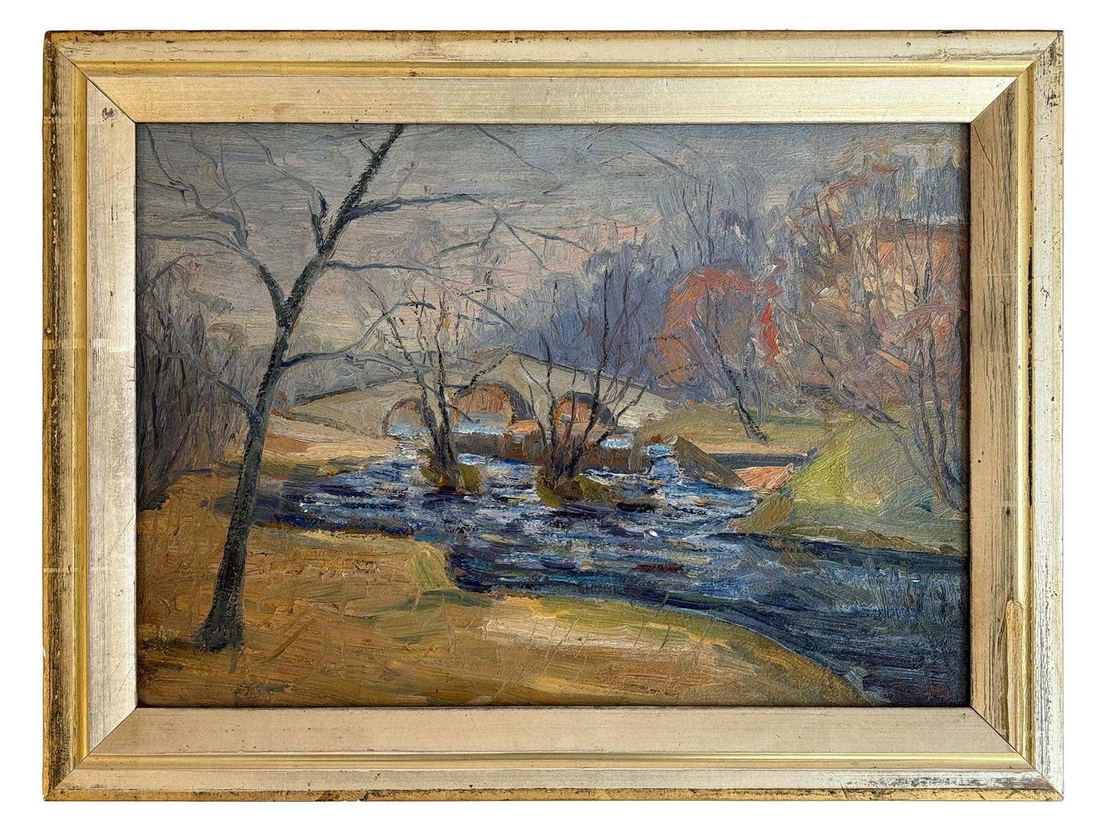 Melville Stark American Impressionist Oil Painting Auction