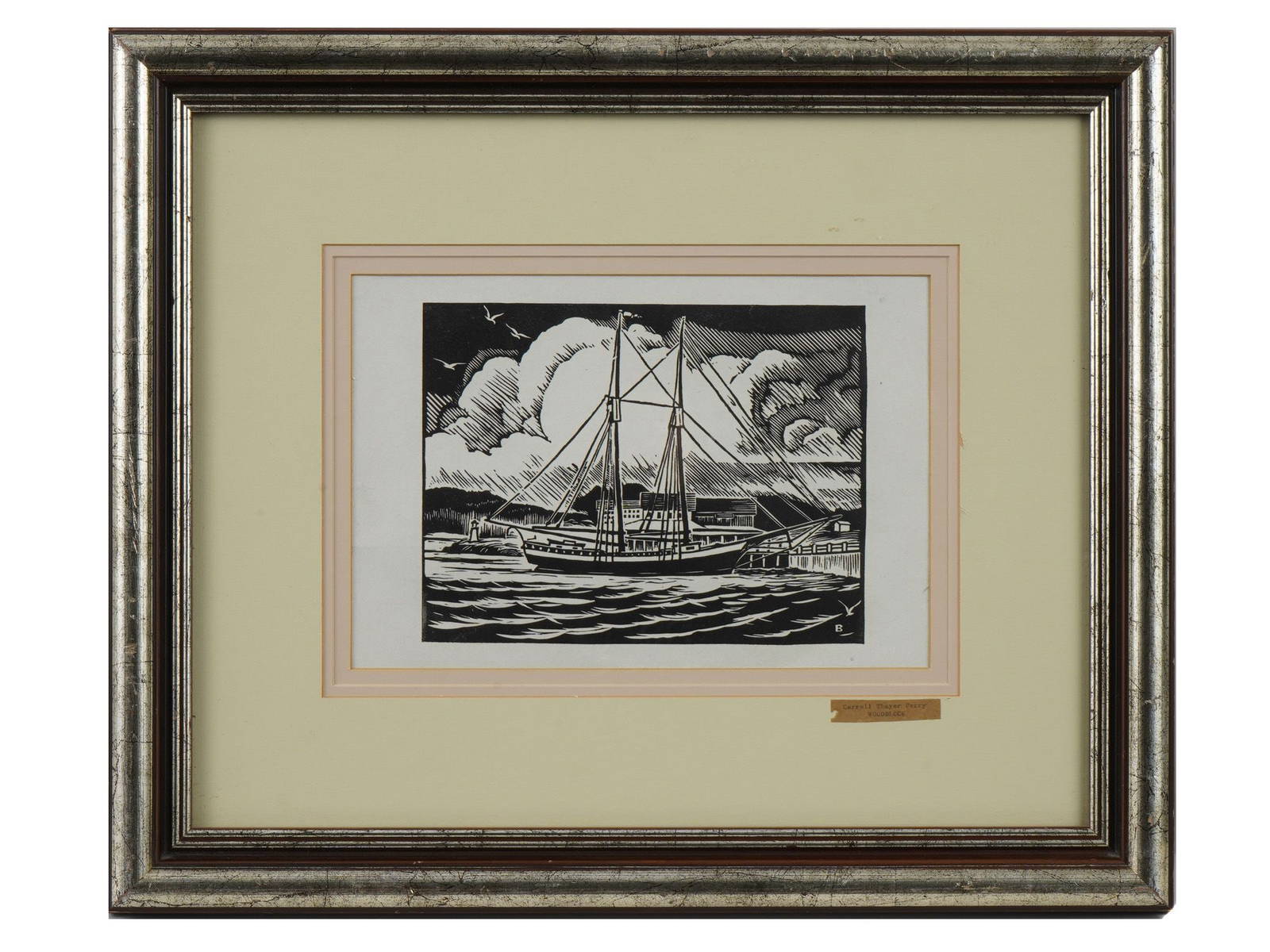 American Woodblock Print By Carroll Thayer Berry Auction