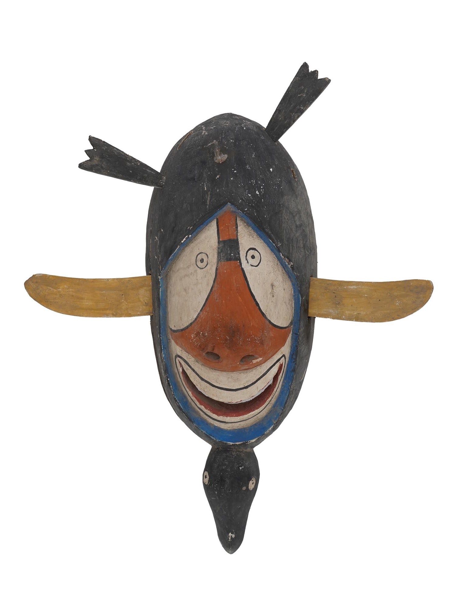 Southwestern Alaskan Yupik Eskimo Shaman Wooden Mask Auction