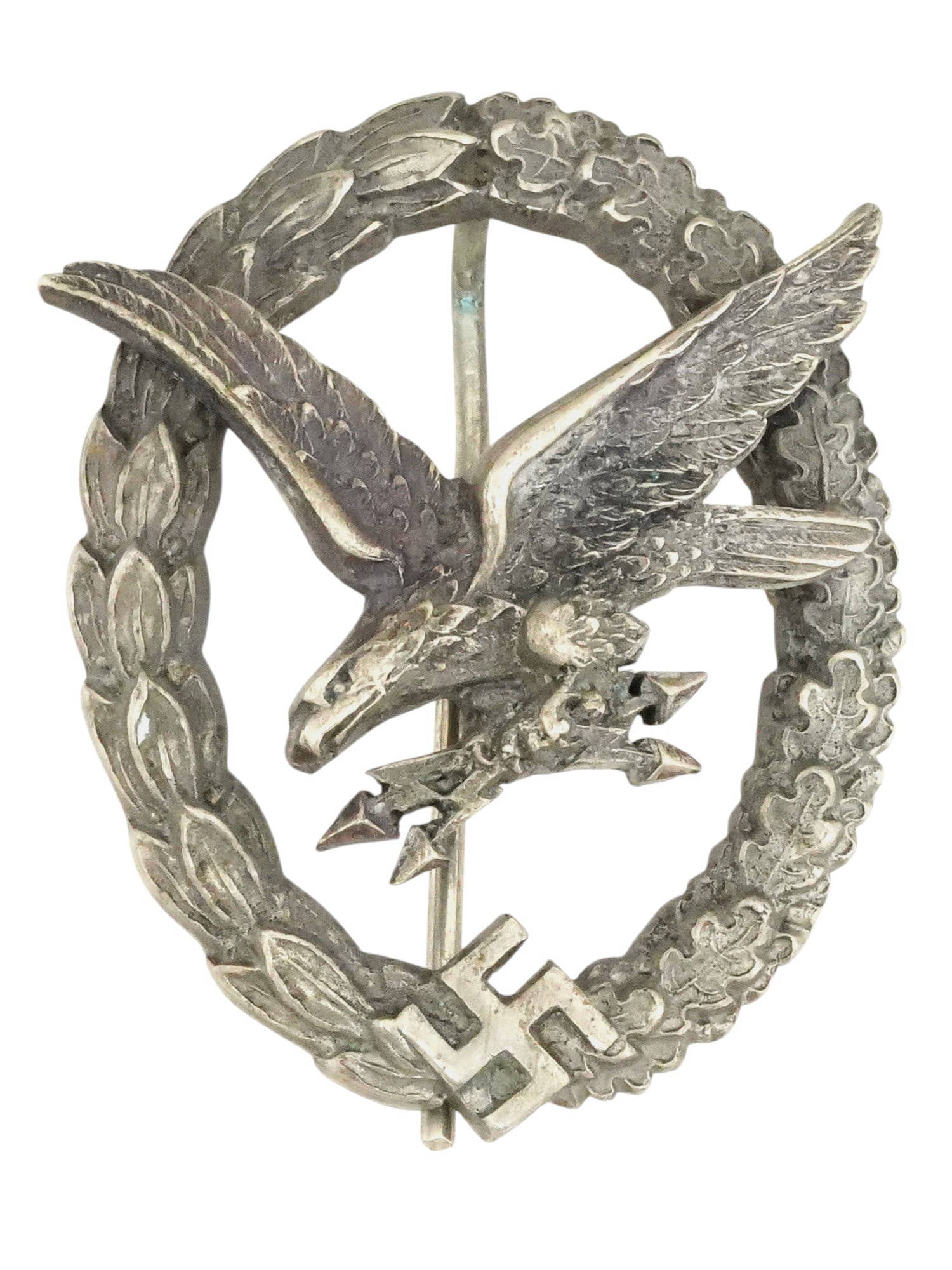 Wwii German Luftwaffe Radio Operator Air Gunner Badge Auction