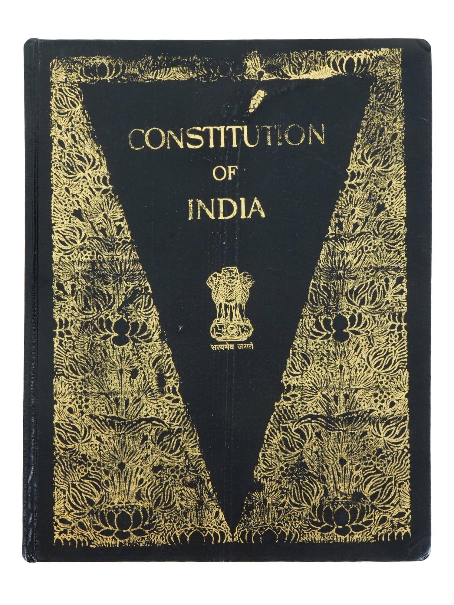 1950 Constitution Of India Photolitographic Book Auction