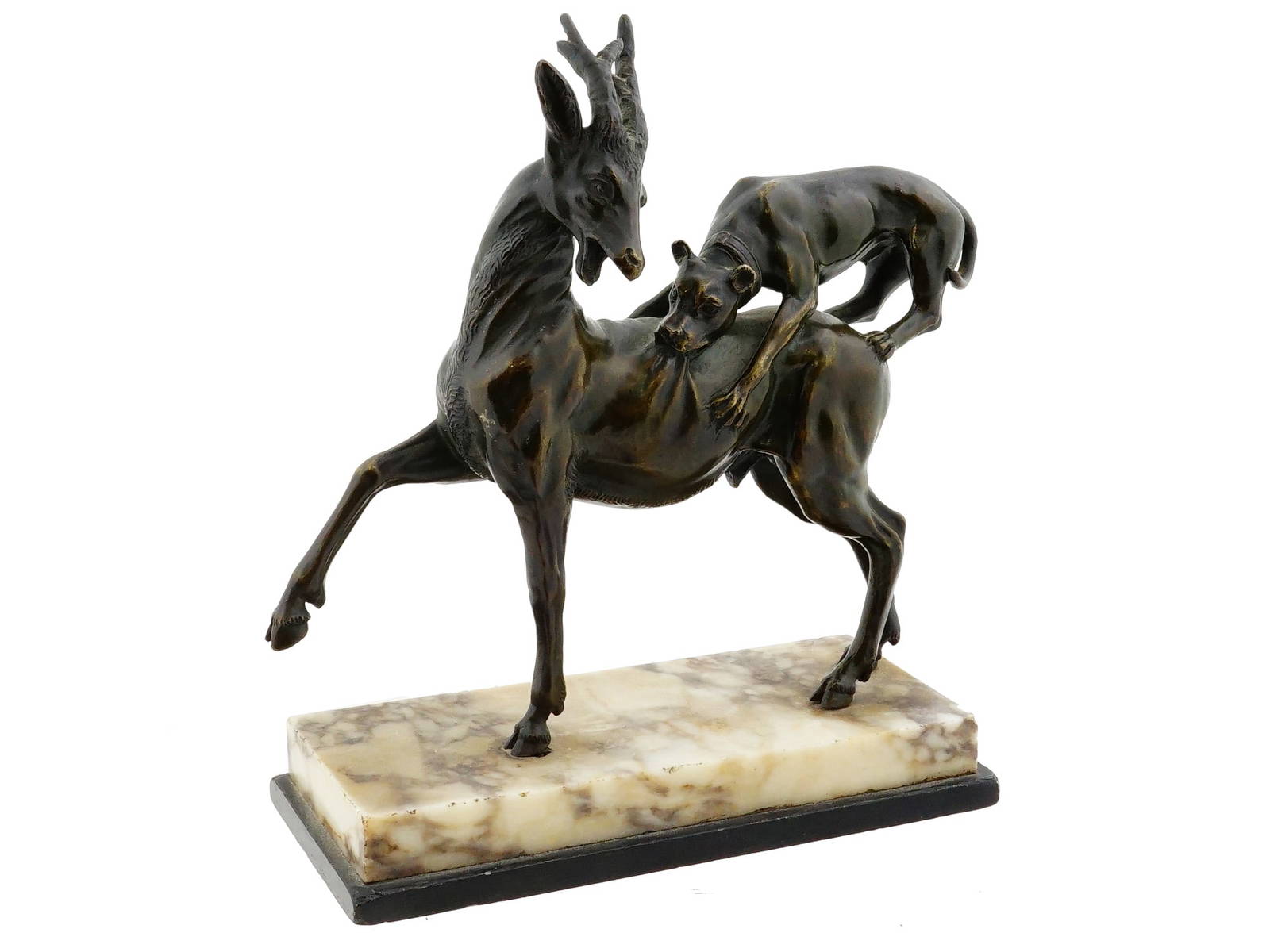 Grand Tour Roman Manner Deer Dog Bronze Statuette - Jul 05, 2025 ...