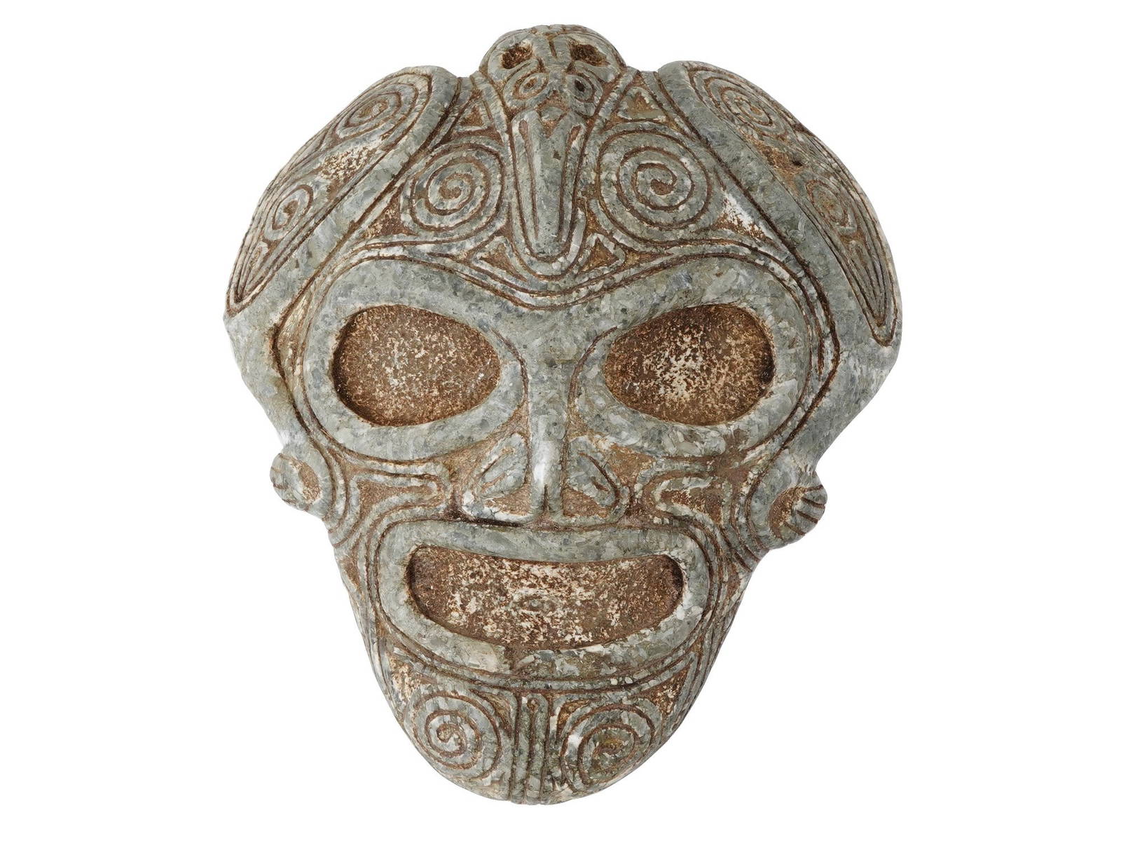 Ancient Pre Columbian Taino Marble Ancestral Mask Head - Jul 19, 2025 ...