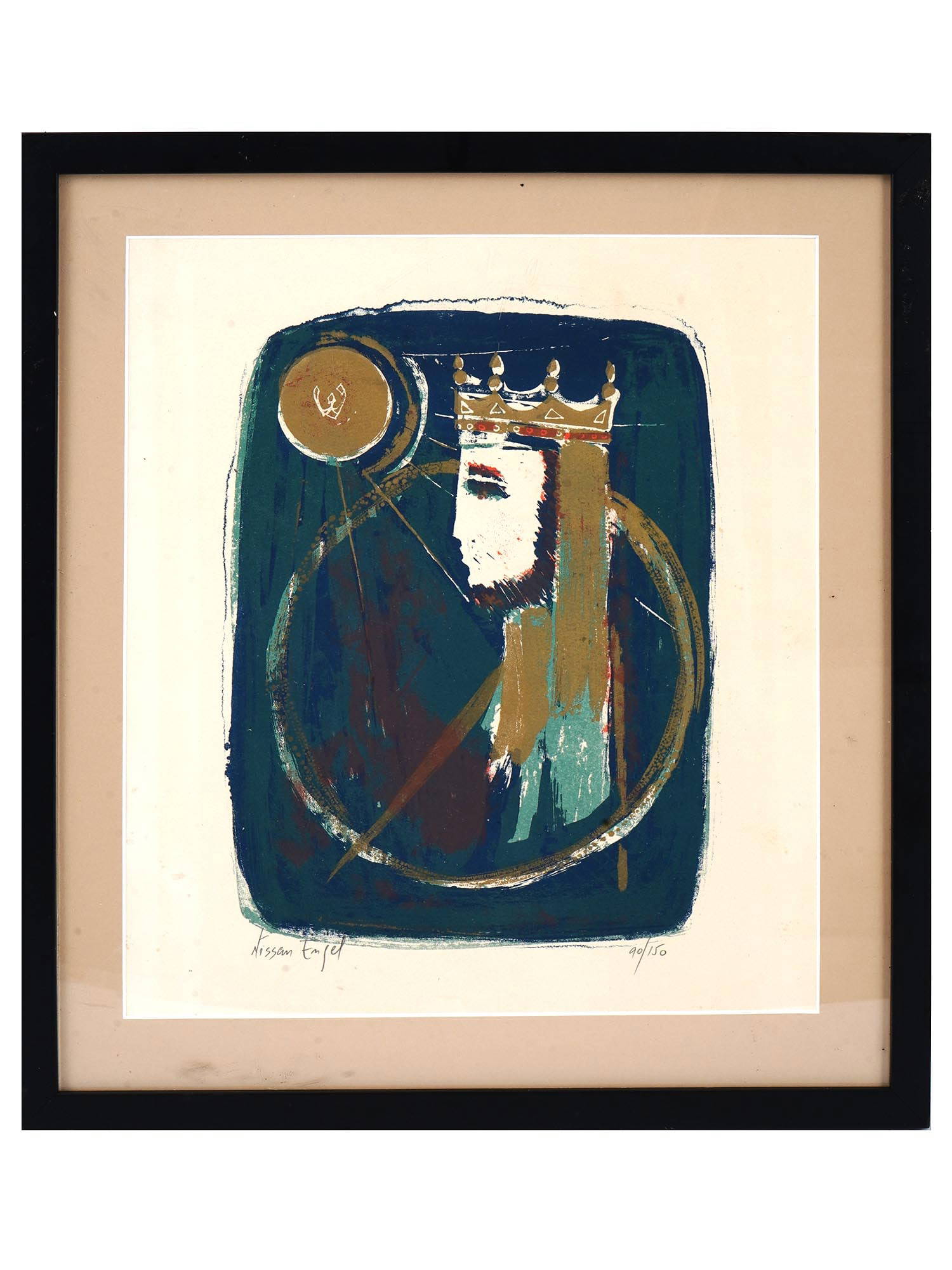 Nissan Engel Israeli Signed Numbered Litho Print Auction