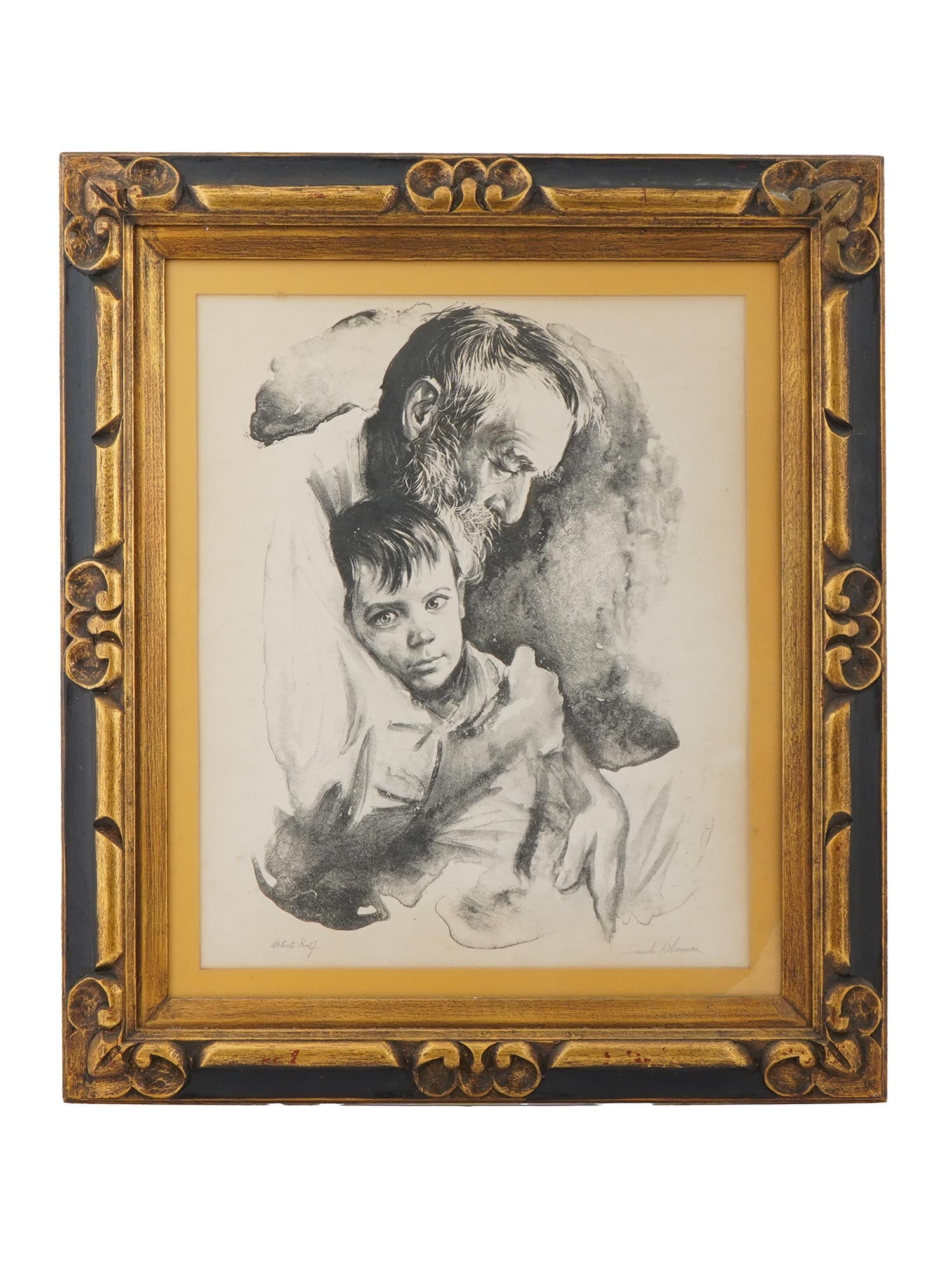 Sandu Liberman Limited Edition Portrait Lithograph Auction