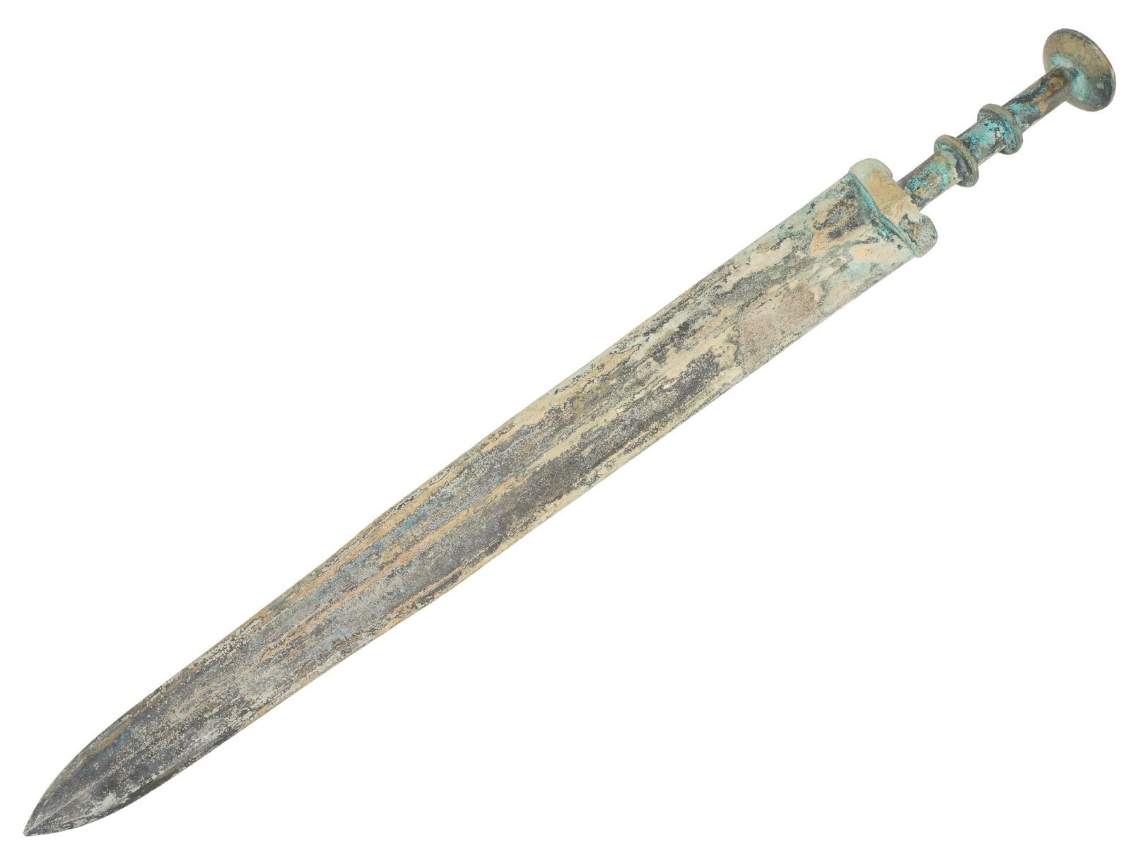 Ancient Chinese Warring States Cast Bronze Sword Auction