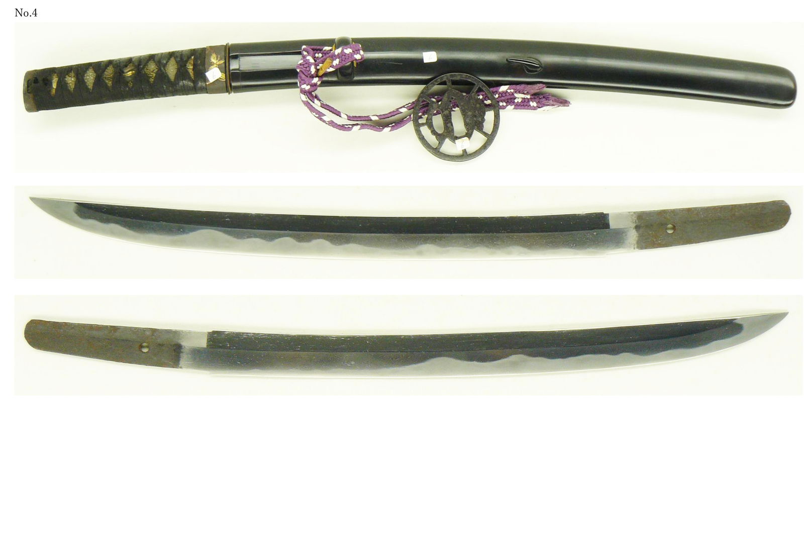 Wakizashi Signed Kanemitsu, Original Japanese Antique Auction