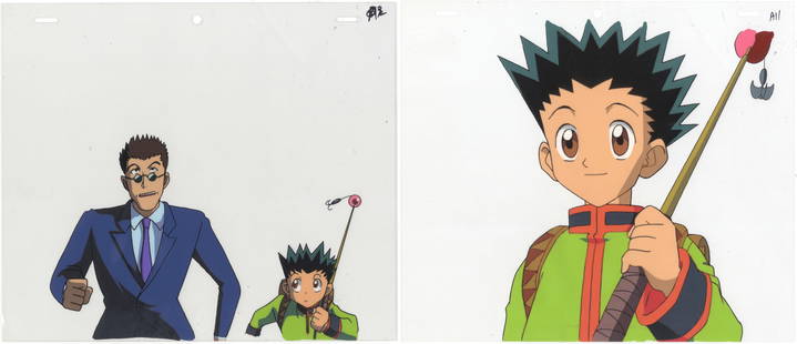 Set Of 2, Hunter X Hunter, Original Japanese Production Cel