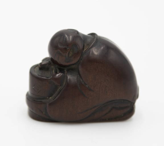 Netsuke, Monk, Original Japanese Woodwork