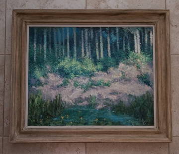 Franz Bolinger Impressionist Landscape Painting