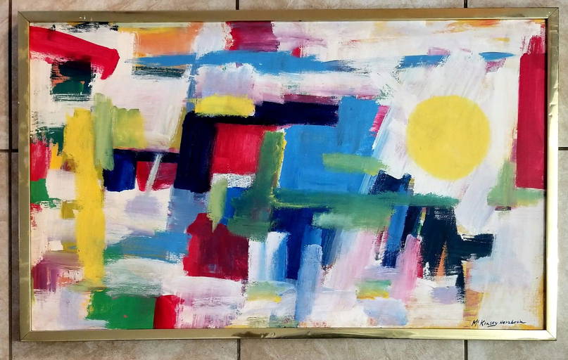 Amazing Helene Mckinsley Herzbrun Oil Canvas