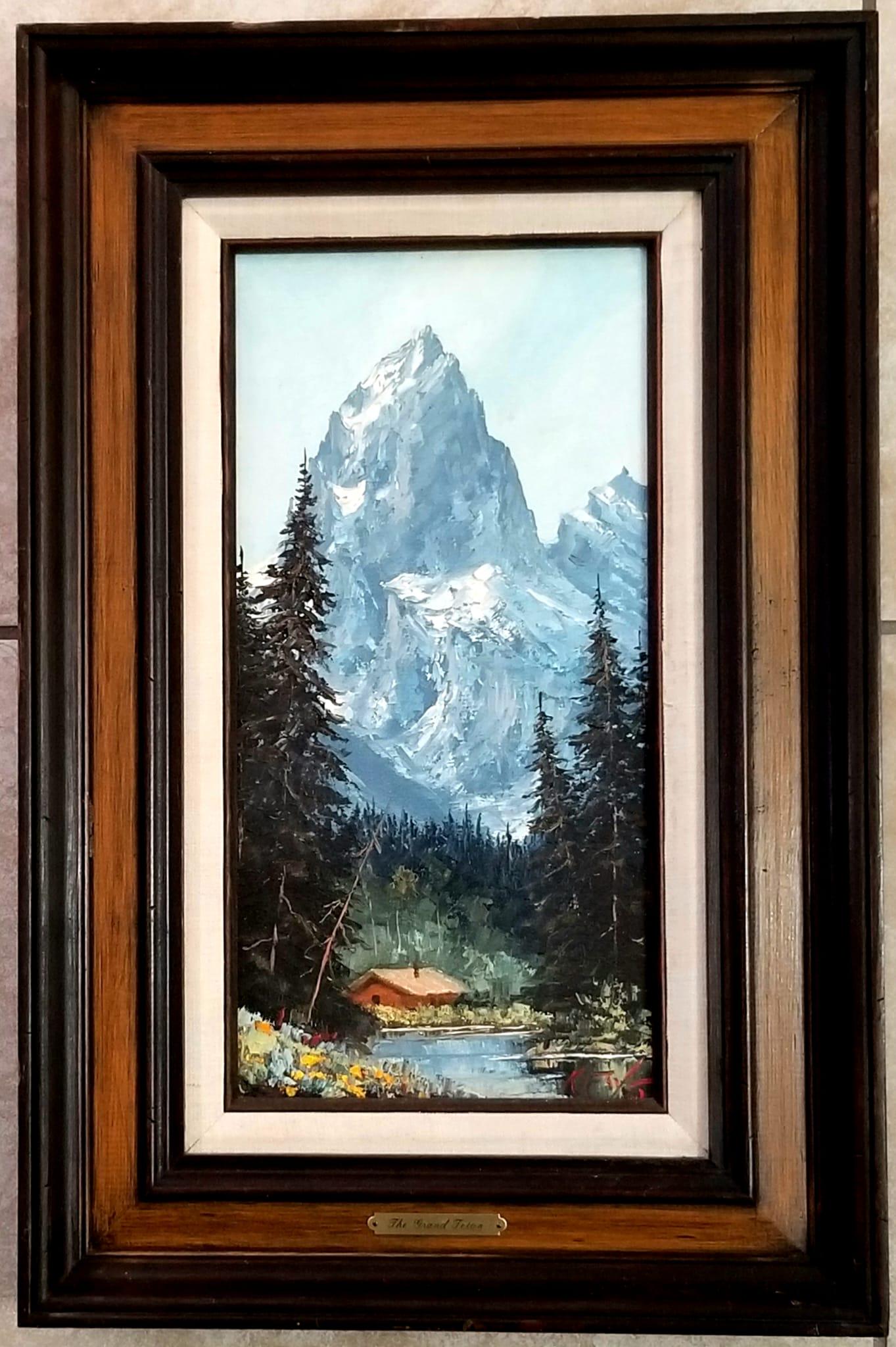 Amazing Keith Fay "The Grand Teton" Oil Canvas - May 28, 2022 | Amazing ...