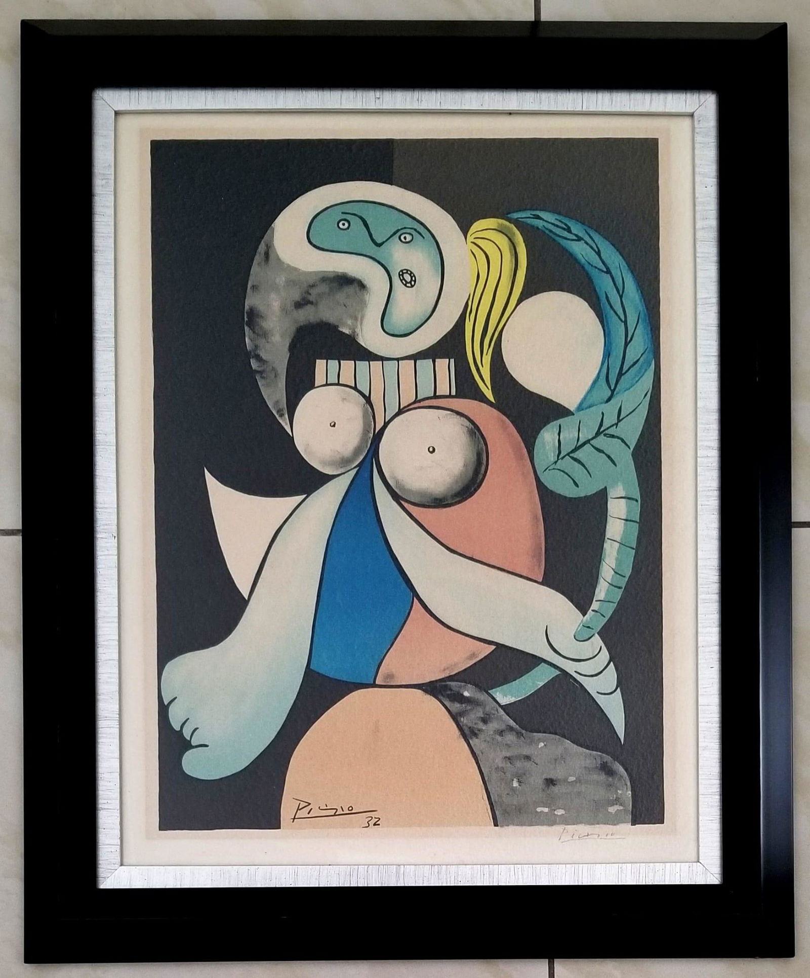 Amazing Pablo Picasso Signed Color Lithograph