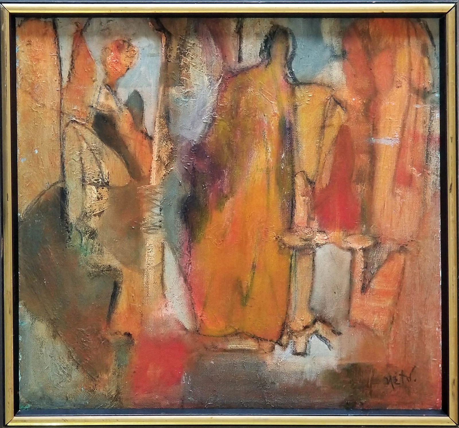 Amazing Rodolfo Nieto Oil Canvas Auction