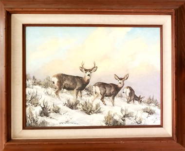 Original Bill Moomey Oil On Canvas