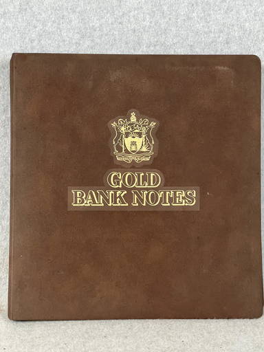 30 23k Gold Bank Notes Of Antigua & Barbuda