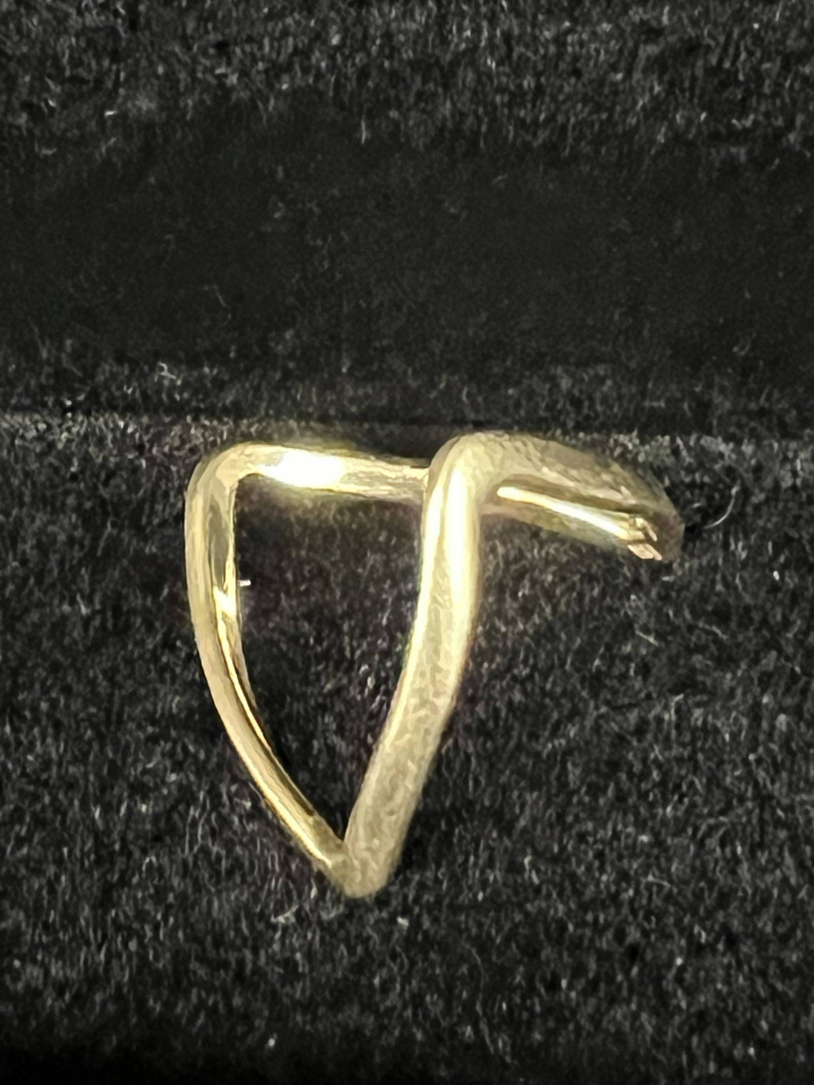 Ed Levin 14k Gold Modernist Ring Auction