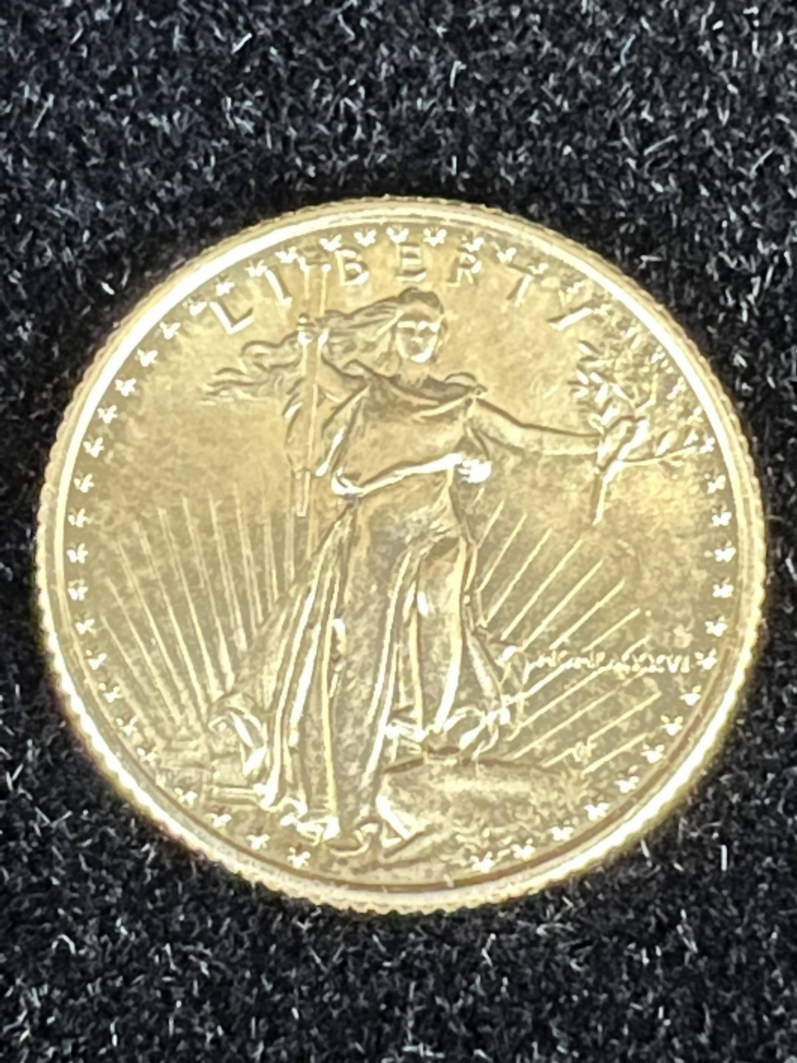 American Eagle 1/10 Ounce 5 Dollar Gold Round Liberty Gold Coin Auction