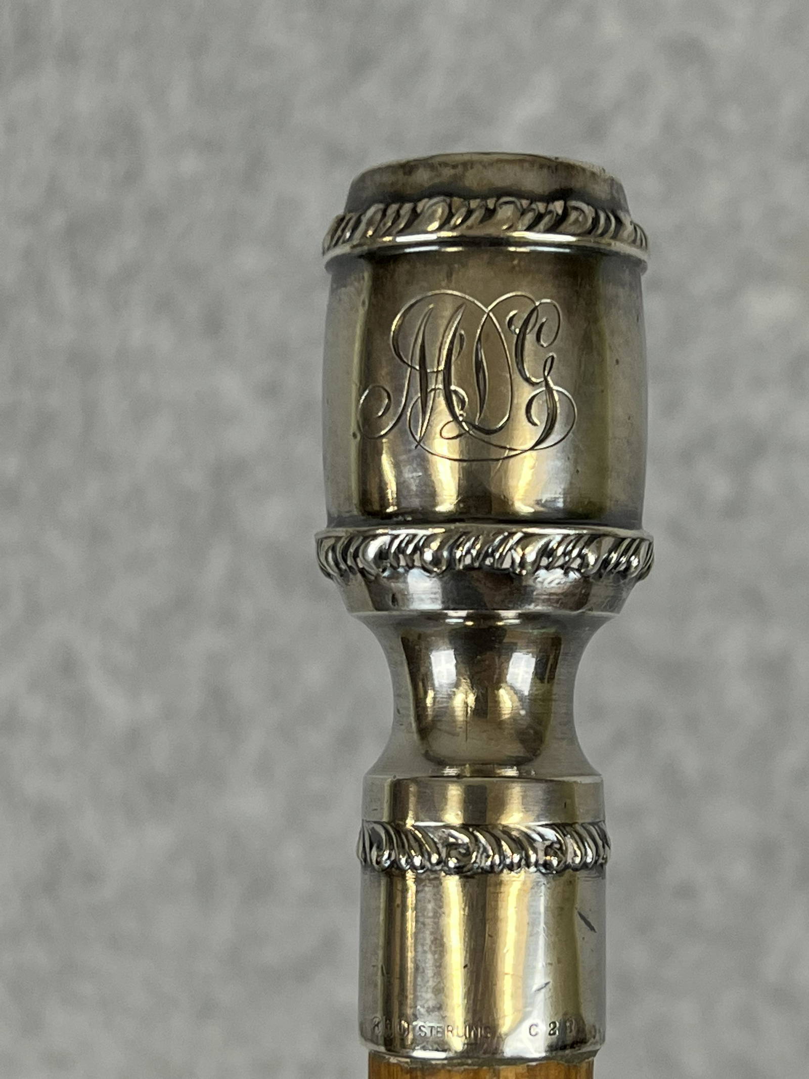 Antique Sterling Silver Headed Cane Auction