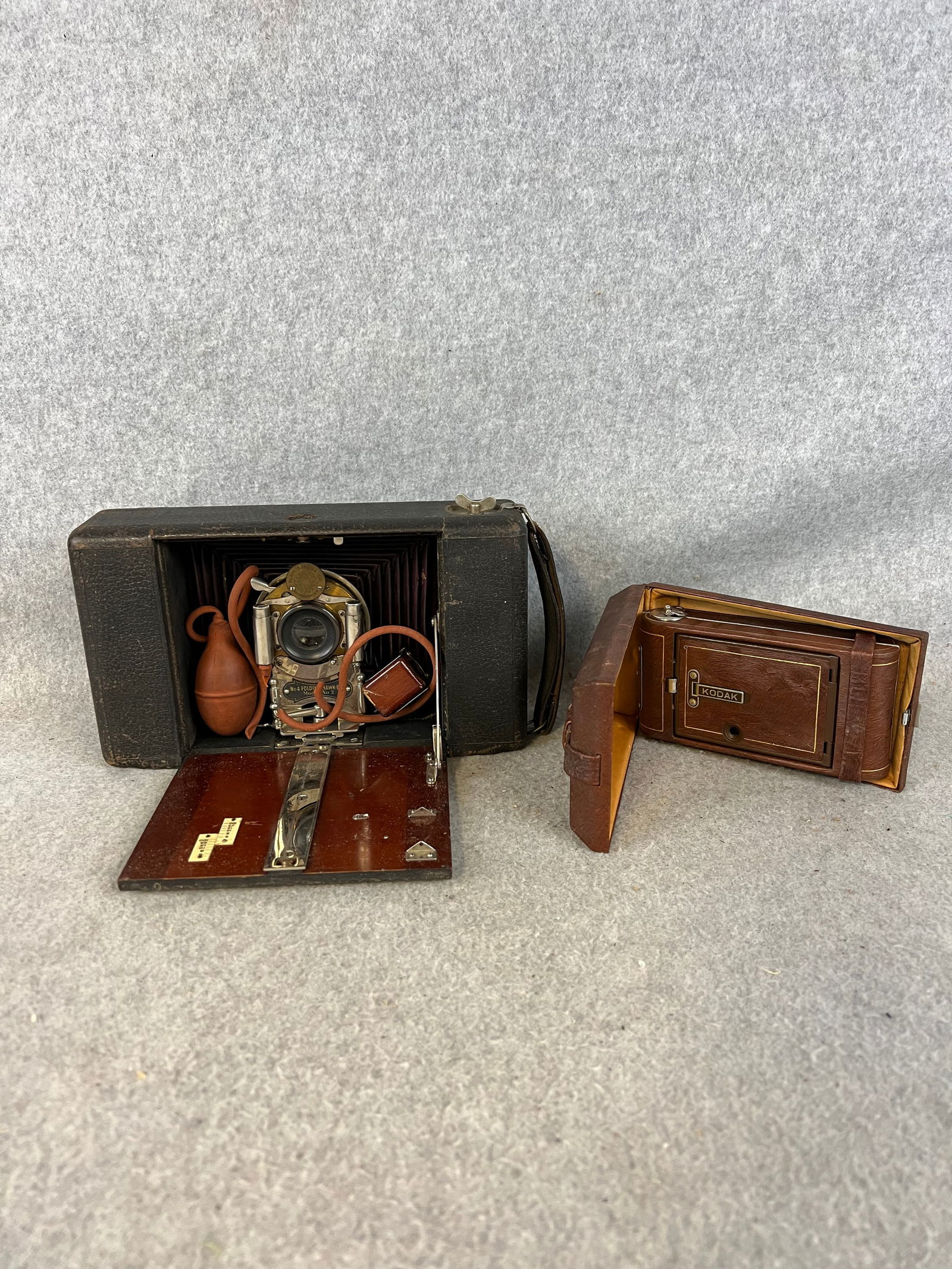 Lot 2 Early Cameras; Blair Camera Co & Kodak Auction