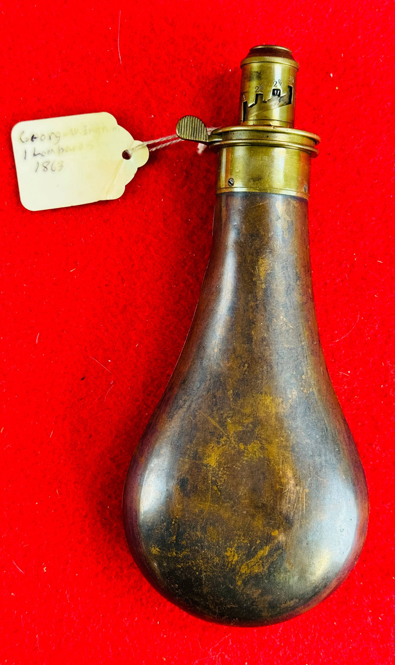 G.w. Ingram Patent Copper & Brass Powder Horn Auction