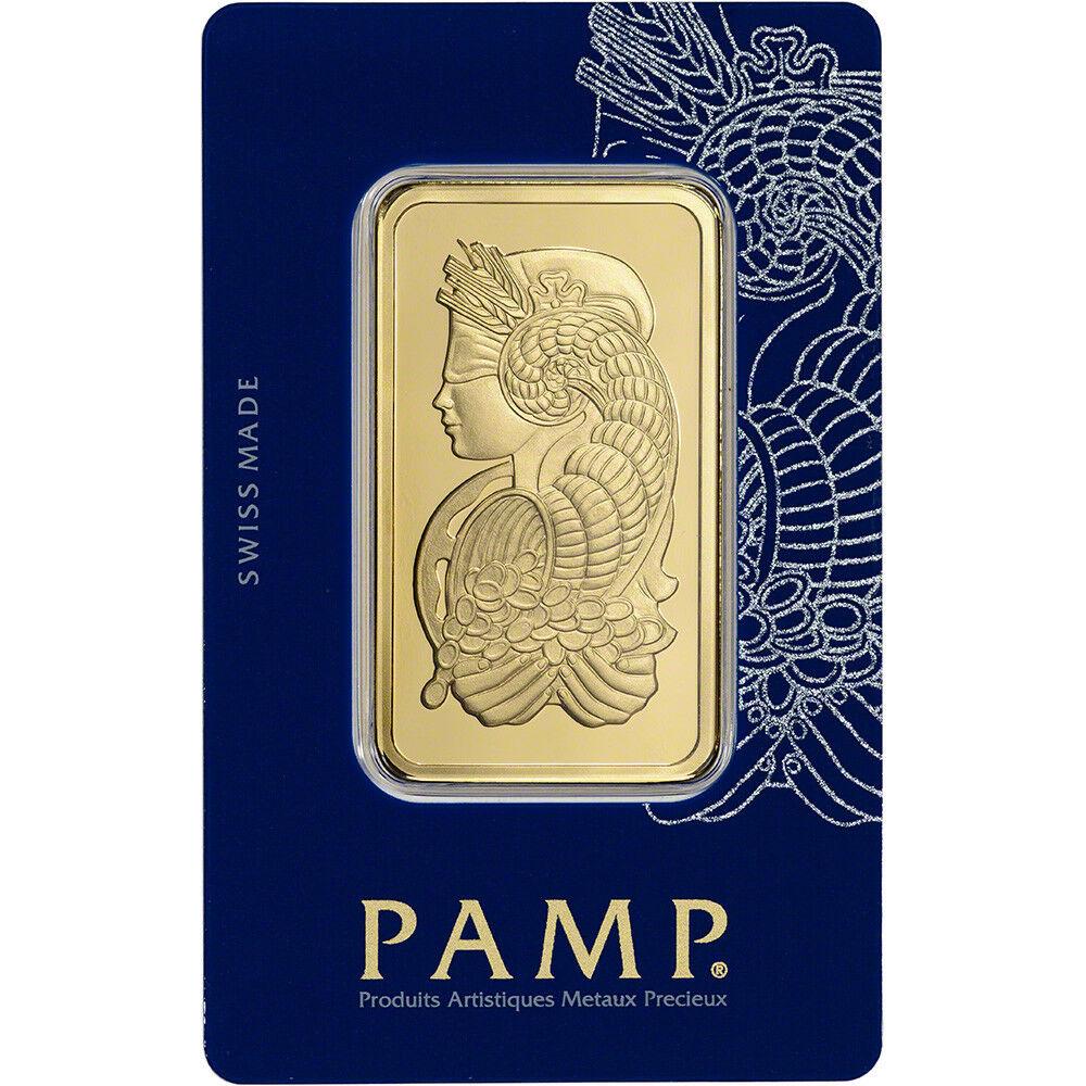Pamp Suisse 50 Gram Gold Bar Fortuna Design