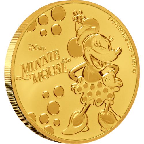 Disney Coin Collection : Minnie Mouse 1oz Gold Coin