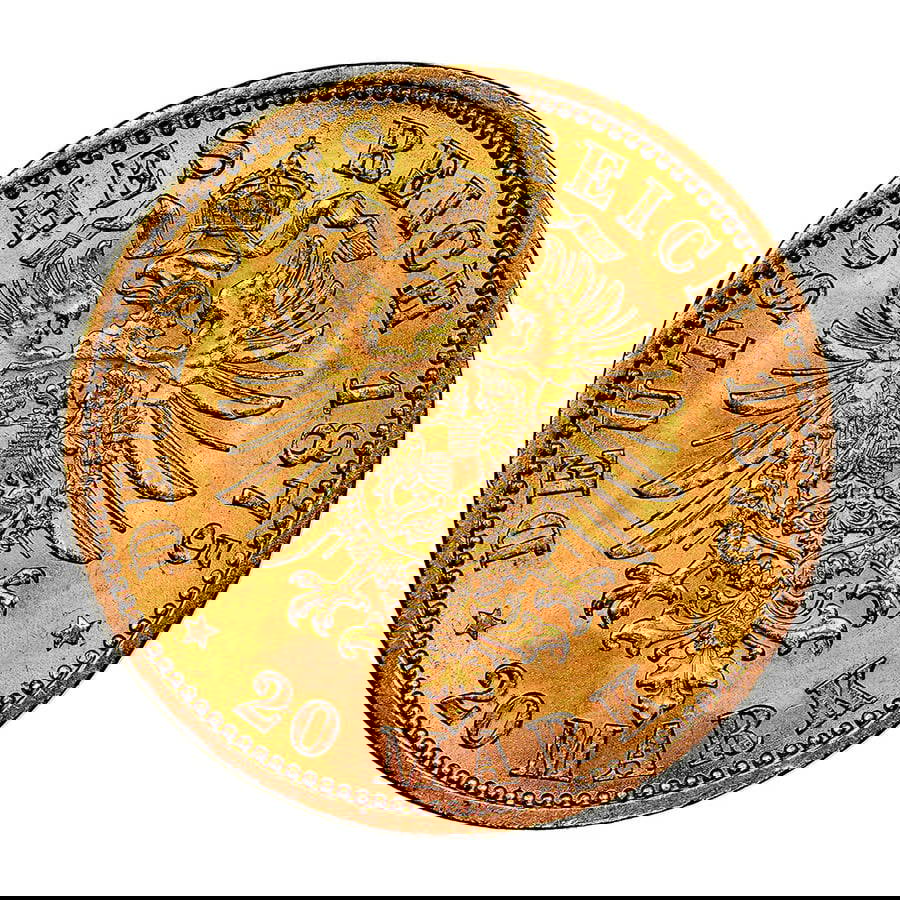 German 20 Mark Gold Coin Auction