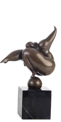 Miguel Fernando López Milo Gimnasta. A Bronze Figure