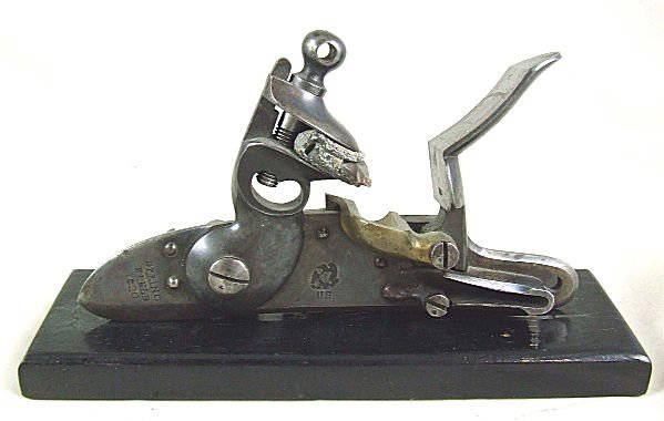 Springfield Flintlock Rifle / Musket Lock Dated 18