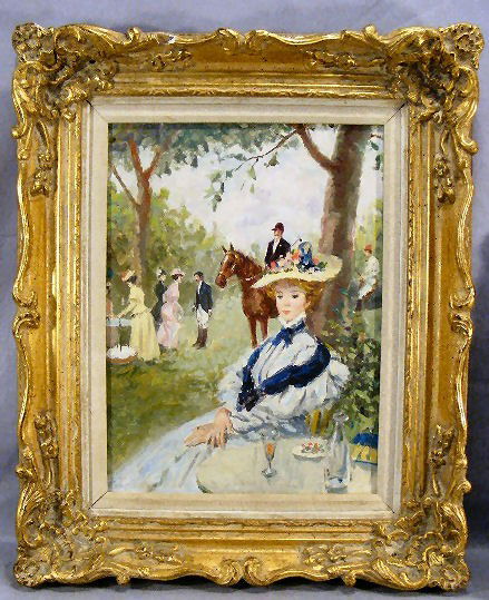 60J: Oil painting on canvas signed J. Collar lower left - Jul 12, 2011 ...