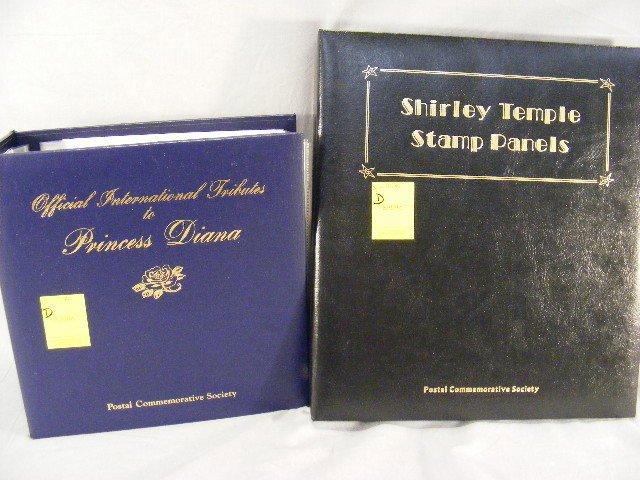 2 Books, Shirley Temple Stamp Panels & Official I