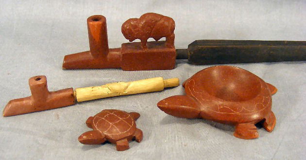 Native American Sioux Catlinite Buffalo effigy pi - Oct 25, 2011 ...