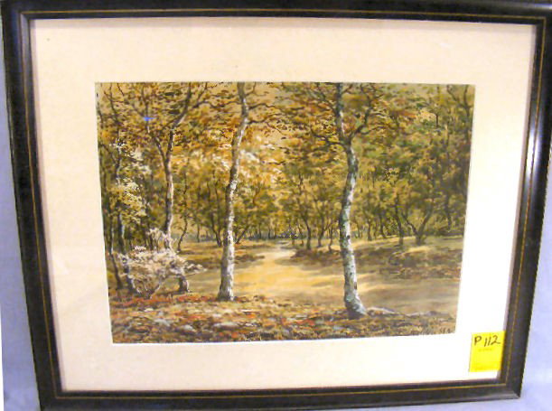 112P: Framed watercolor painting, John Hamilton Glass, - Feb 14, 2012 ...