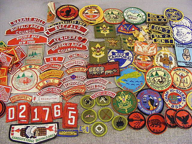 24D: Vintage 1950's - 60's Boy Scout patches. Albacore