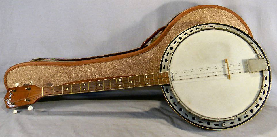 175B: Estate Kay four string banjo, back of head scratc - Nov 27, 2012 ...