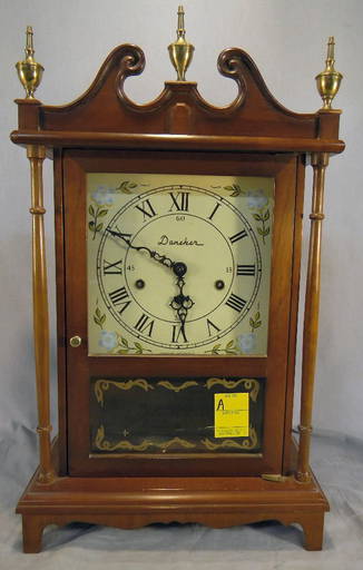 Daneker Mantle Clock, German Westminster Chimes,